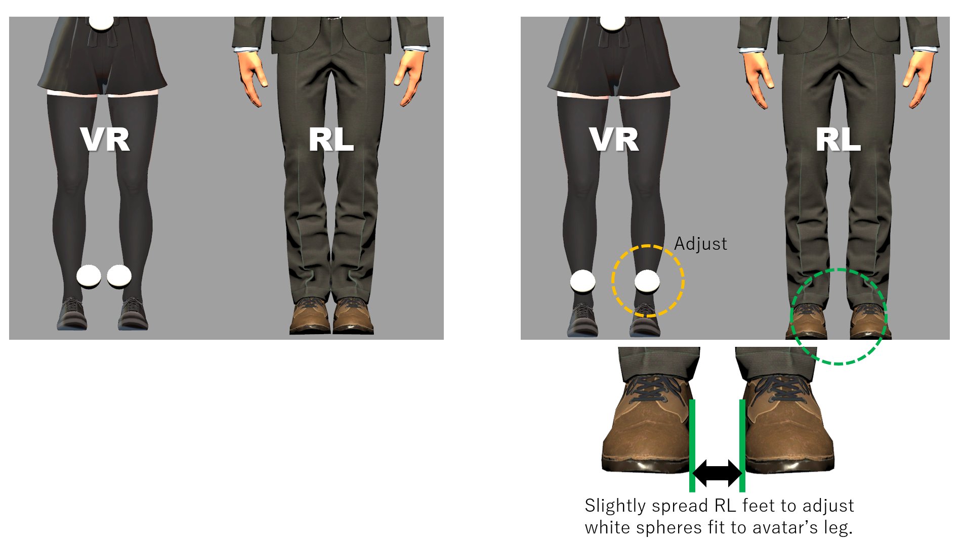 Shiftall Inc. on Twitter: "@pdl_runa After HaritoraX calibration, Run VR application (e.g ...