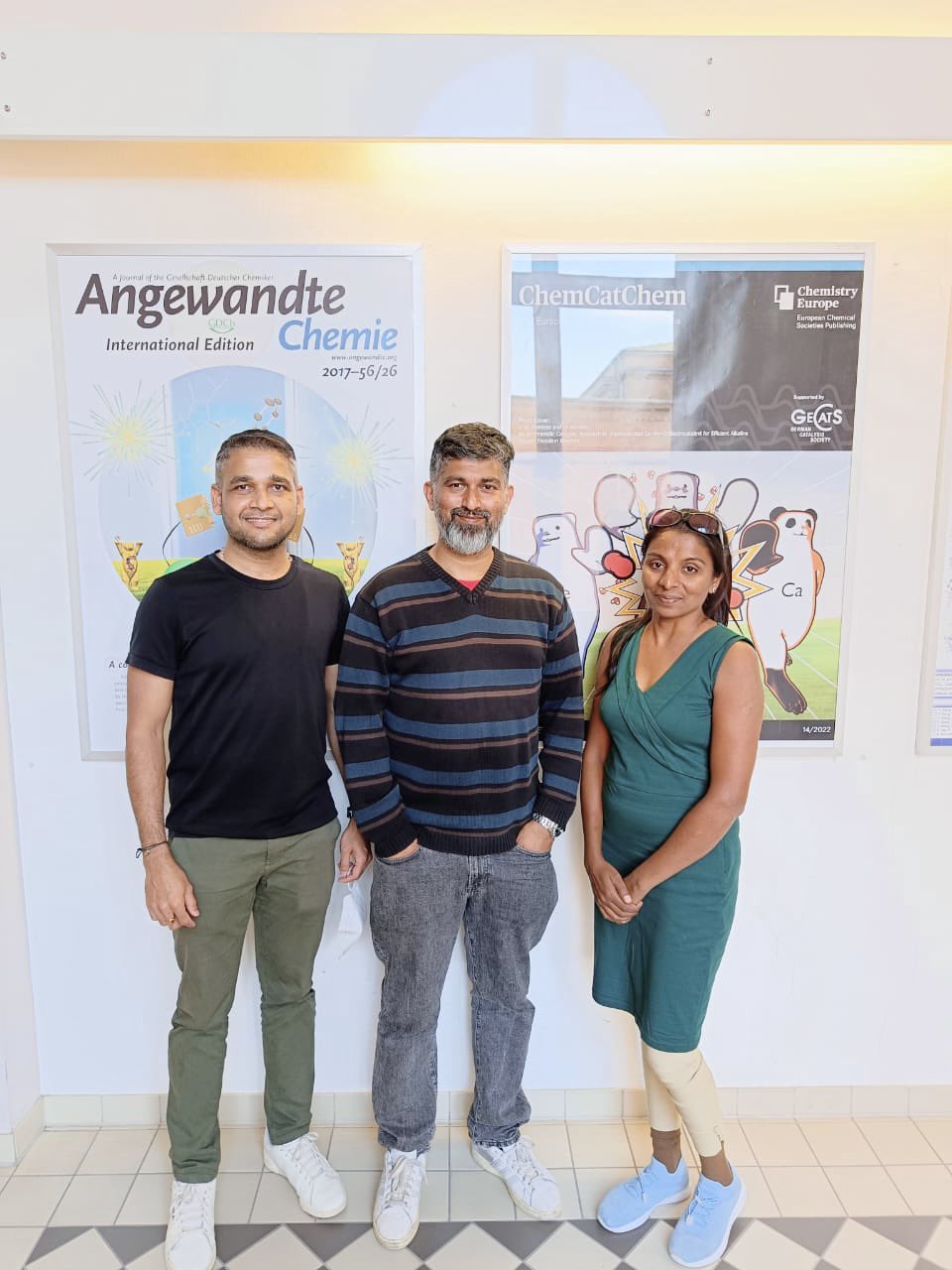 Prashanth W. Menezes on Twitter: "Prof. Tharamani @iitrpr visited us at @TUB_Chemie to deliver a ...