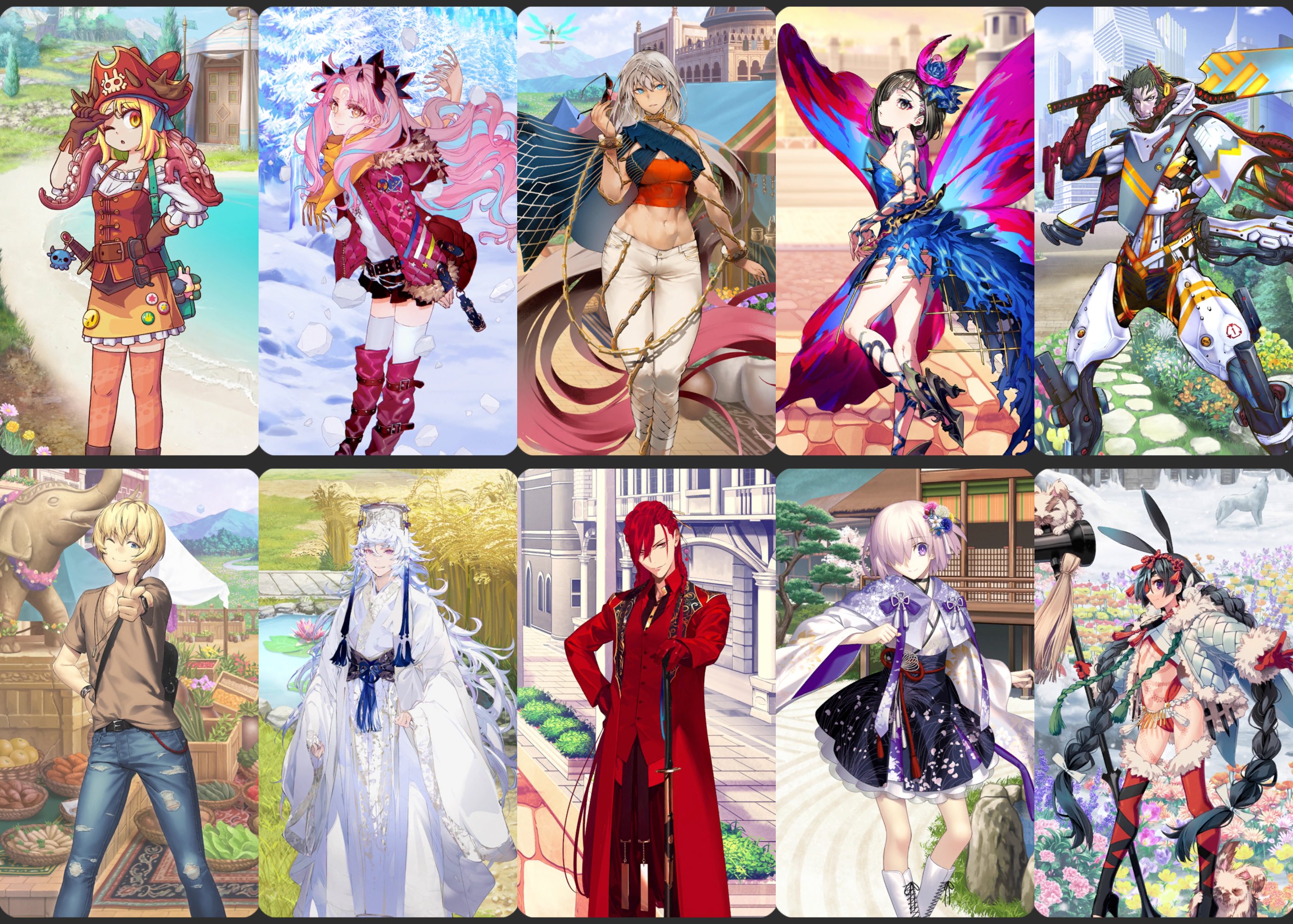 Sey @ FGO on Twitter: "#FGO Heroic Spirit Oniric Craft Essences It's hard to choose... 🥹 #FGO7周年 ...