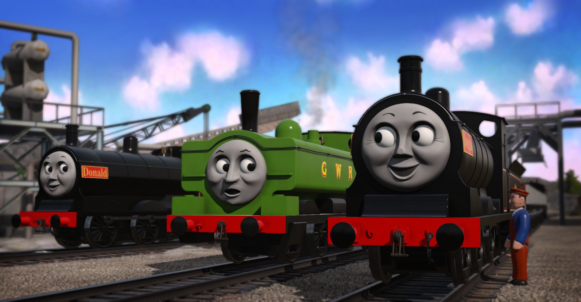 Thomas And Friends Donald And Douglas Cgi