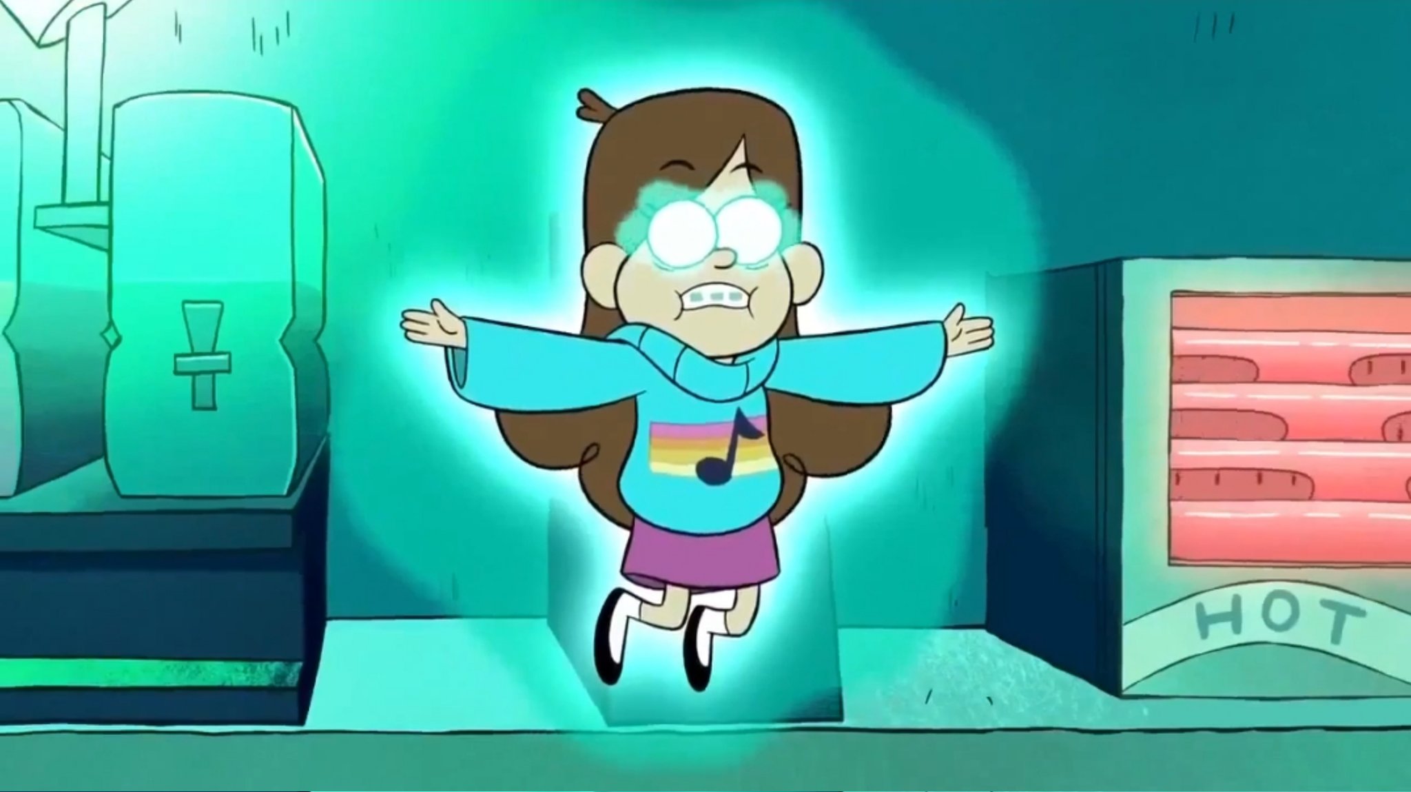 Gravity Falls Mabel Smile Dip Gif