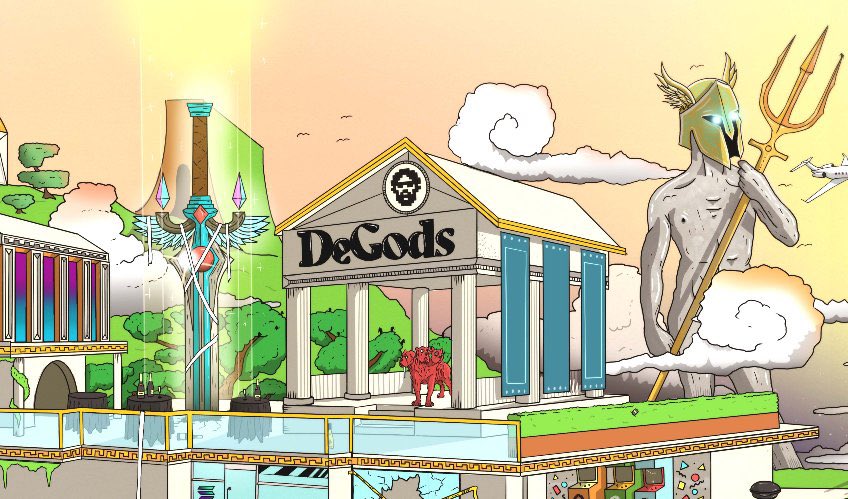 Magic Degen 🪄 on Twitter: "Giving away a DeGods NFT 🏛 Floor price is 275 $SOL To enter follow ...