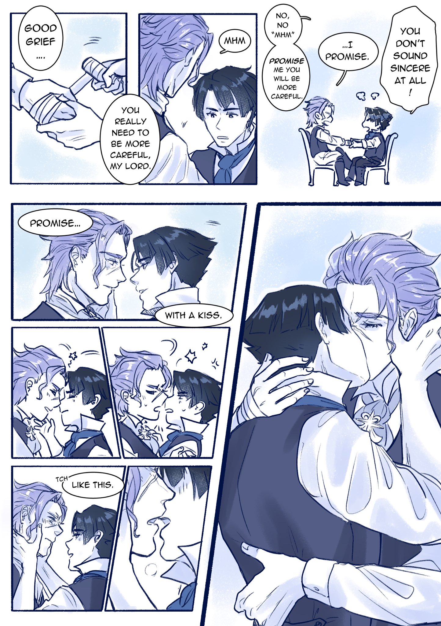 shatou on Twitter: "#asbr_1drawrite promise | clumsy https://t.co/GVIH2mR470" / Twitter