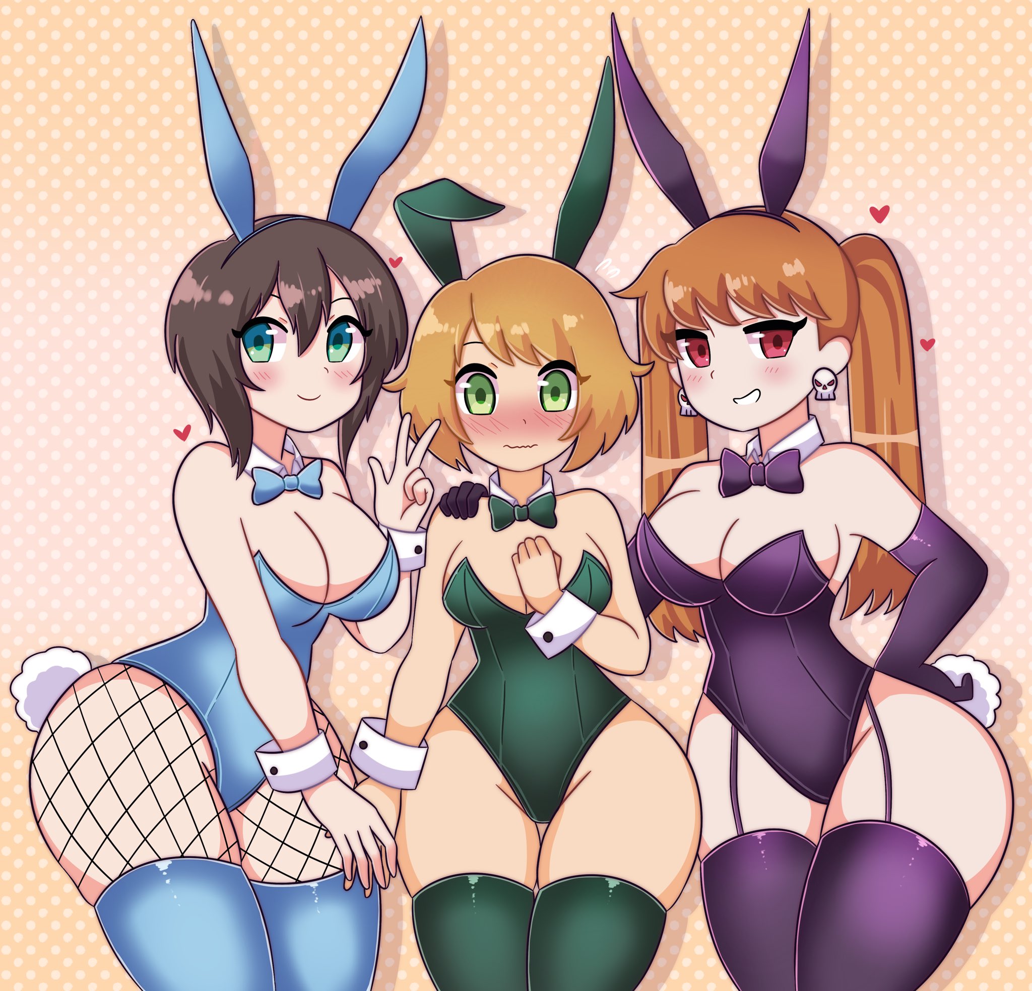 🐰 Suley bun 💕 Comms open on Twitter: "Cute trio bunny girls Commission for @DandyDegen https://t ...