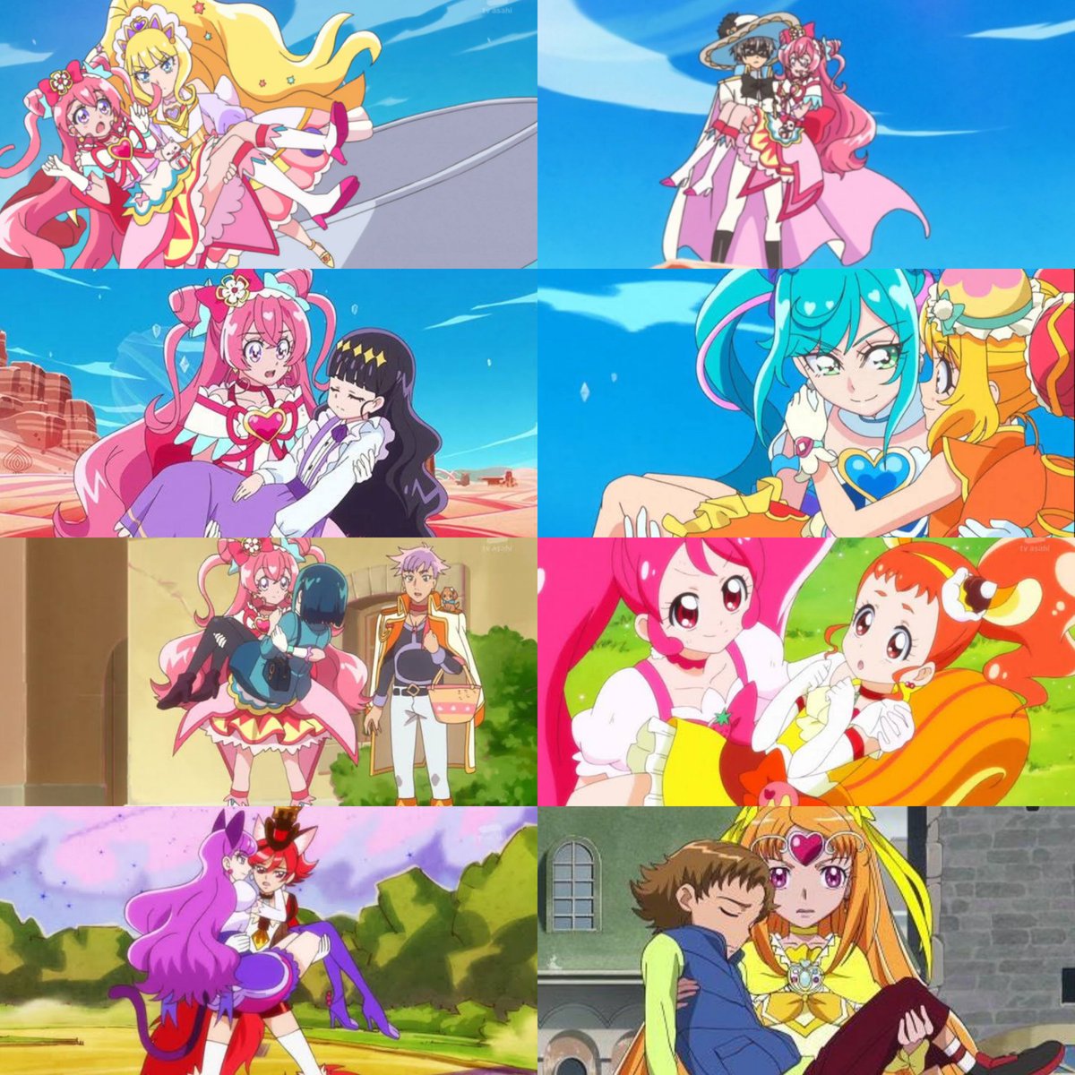 みい On Twitter Precure プリキュア デパプリ プリキュアお姫様抱っこ はいいね~≧∇≦b
