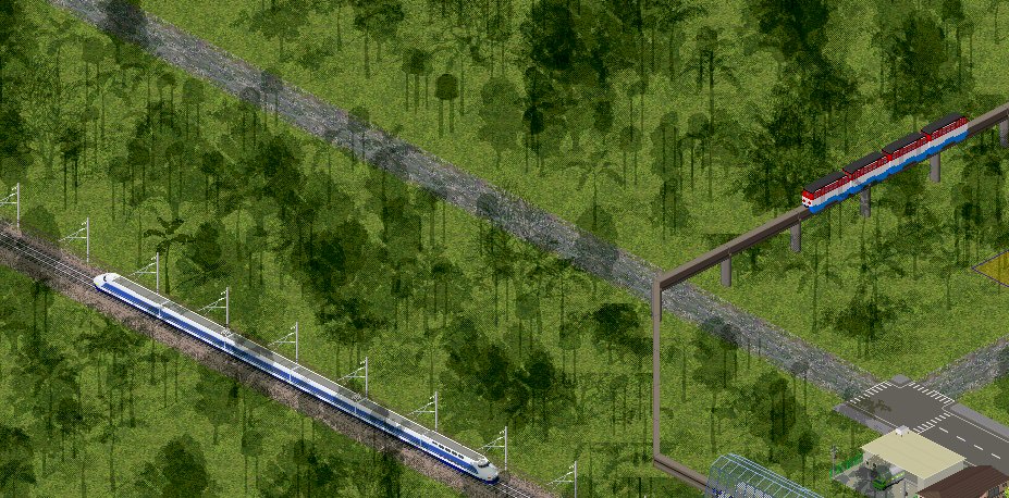 Simutrans Addon Portal on Twitter: "新規投稿「新幹線100系改造車＋廃車体モノレール」 https://t.co/8dV3gc0Pa3 by ...