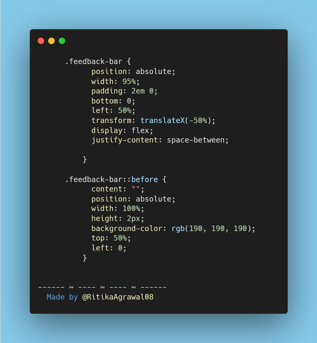 🔸Let's make a Feedback Field in 8 Simple Steps using CSS🔸 A Thread🧵⬇️ ...
