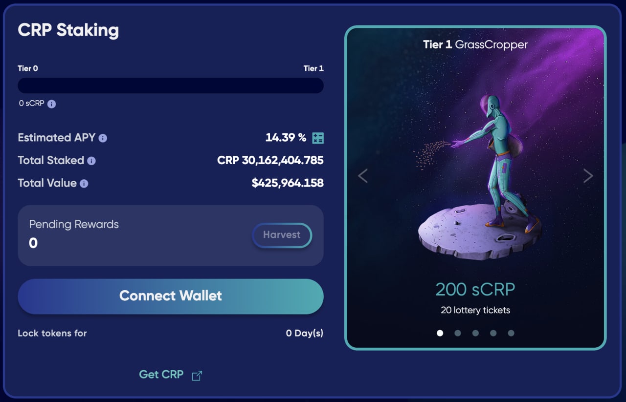 Cropper | 🧪 on Twitter: "We've just crossed the 30,000,000 CRP staked 🔥 You're now more than ...