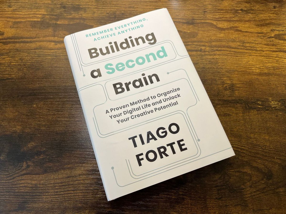 Tiago Forte sold 12k+ copies of his book, "Building a Second Brain" in ...