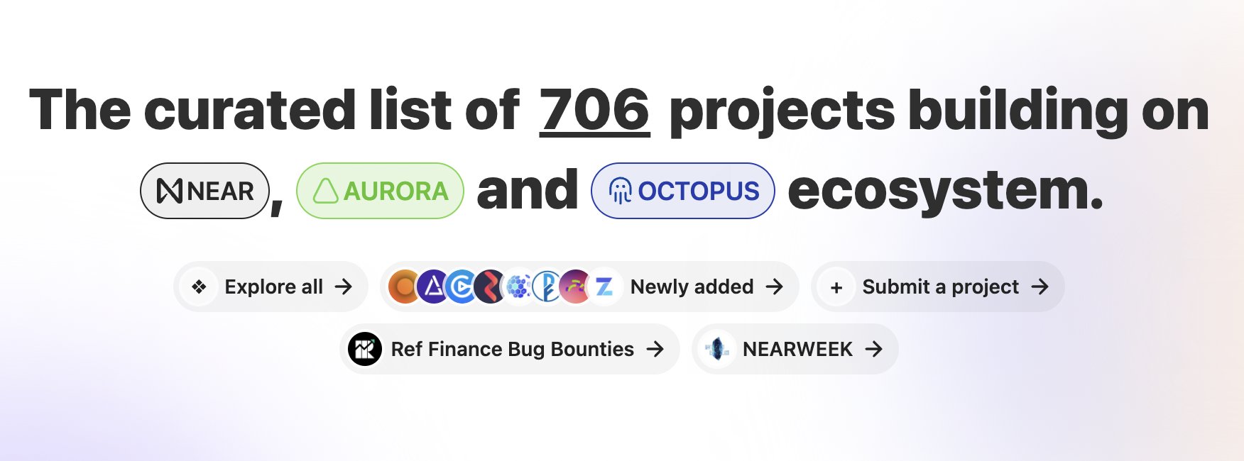NEAR Protocol | Create Without Limits on Twitter: "🎉 Major milestone alert 🎉 700+ projects built ...