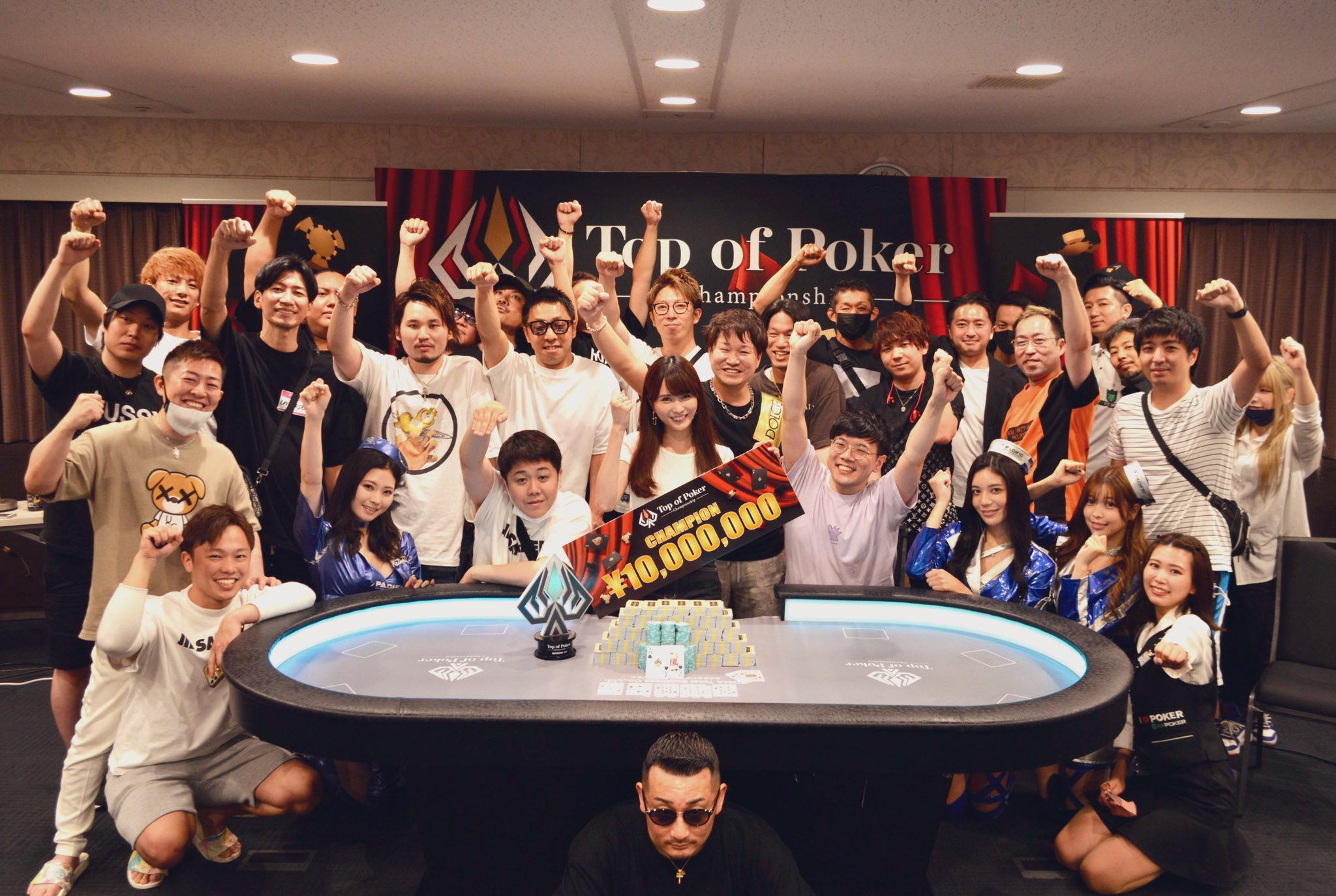 TPC / Top of poker Championship on Twitter: "TPC 4TH #1 TPC MAIN EVENT 賞金1000万円を獲得したのは 【しいな選手 ...