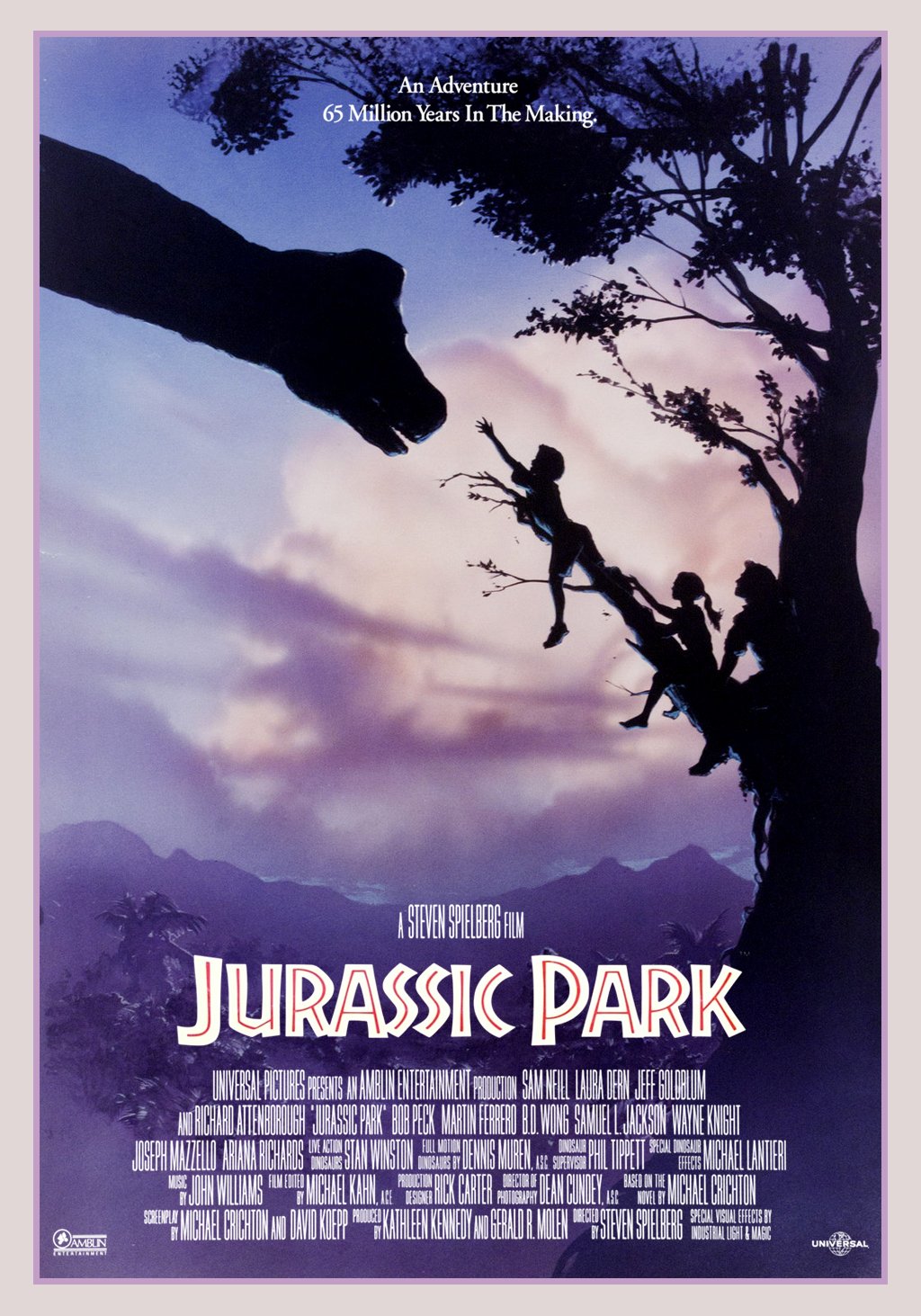 Jurassic Park 1993 Movie Poster