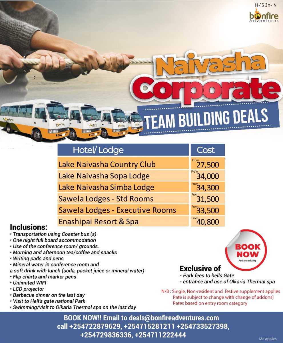 Kenya Leading Tour And Travel Company - Bonfire Adventures