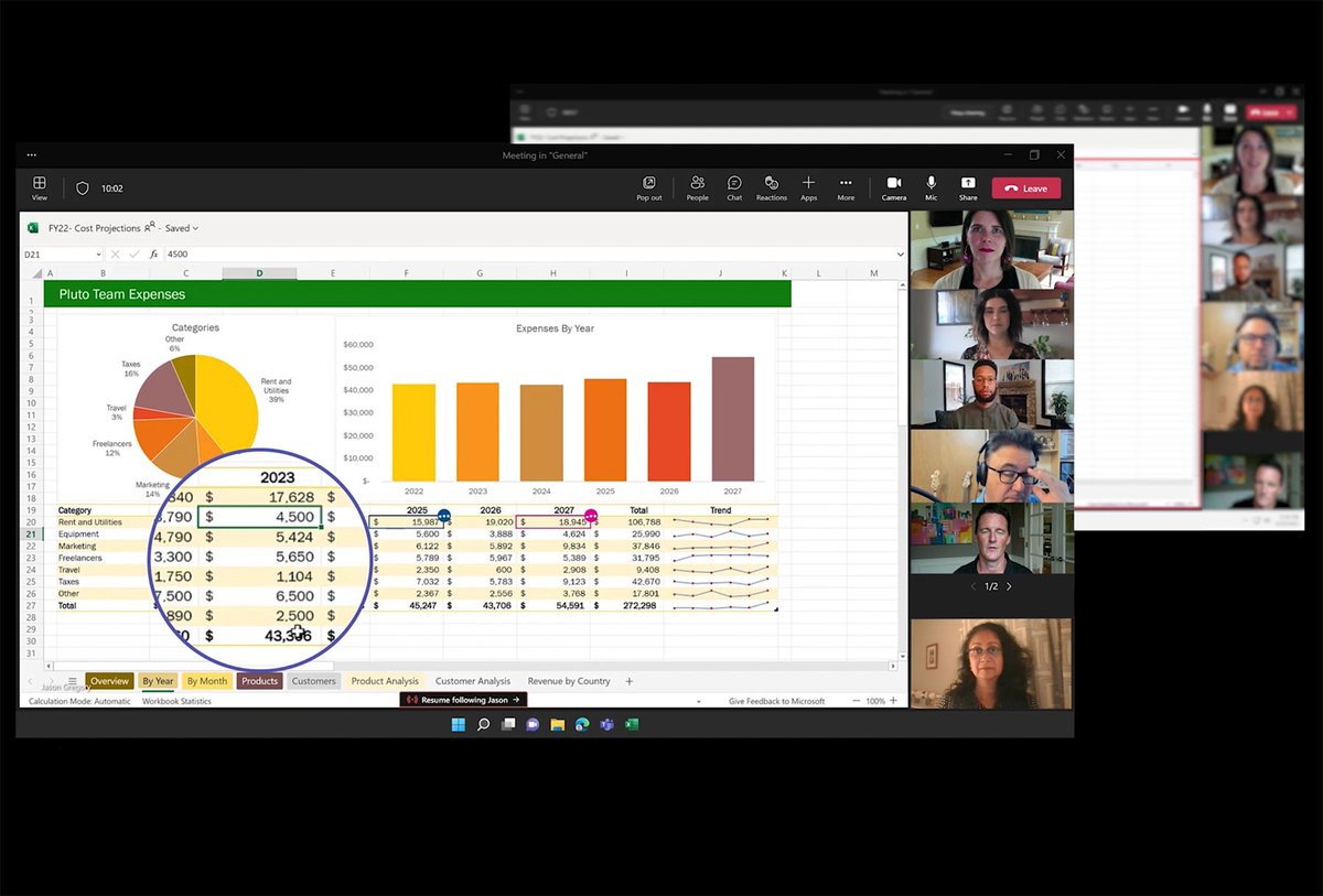 Microsoft Teams Will Soon Let You Collaboratively Edit Excel Spreadsheets In Meetings Https t microsoft-teams-will-soon-let-you-collaboratively-edit-excel-spreadsheets-in-meetings-https-t