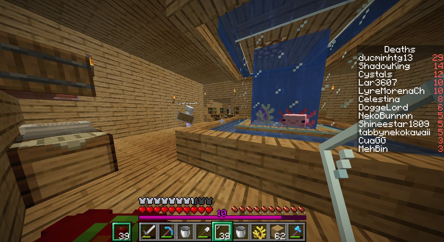 🐙Celestina Andersen | Vtuber on Twitter: "Minecraft time but too lazy to build anything so I let ...