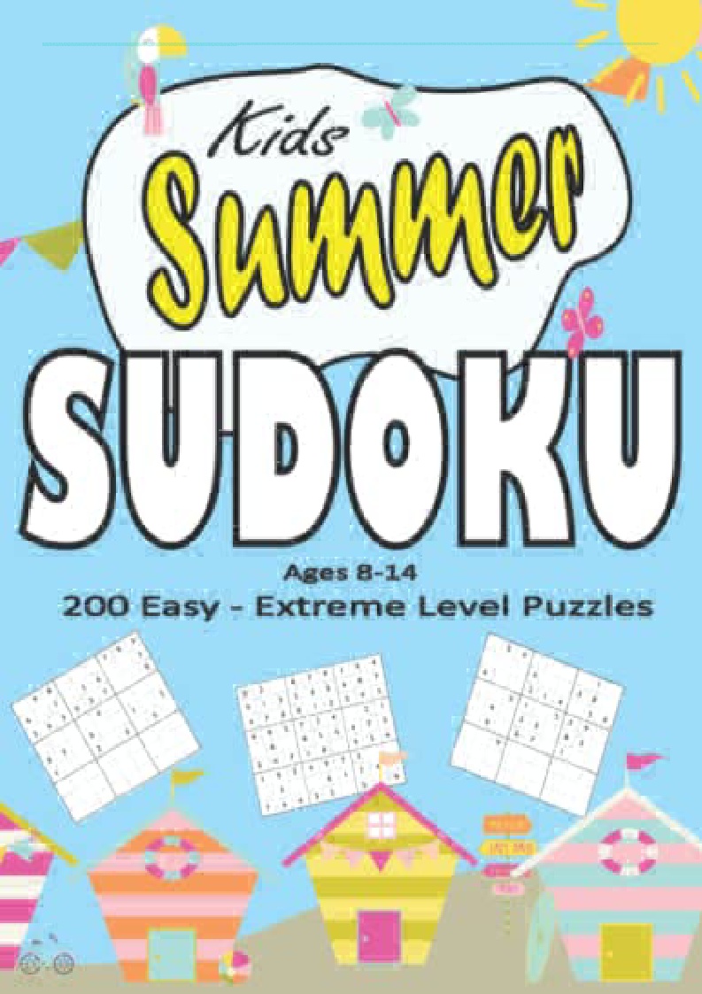 download⚡️free⚡️[pdf] Kids Summer Sudoku | Ages 8-14 | 200 Easy ...