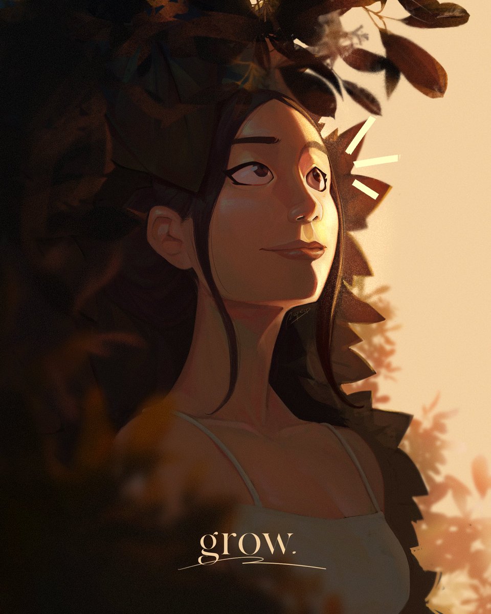 「grow 🌱 been meaning to draw more plant」|ziegfield 🐕💨のイラスト