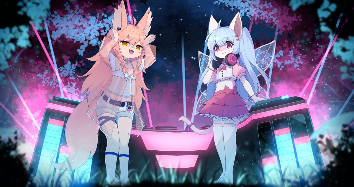 Devy on Twitter: "RT @ShimoHisae: Two lovely #ShimoArt one featuring the cute fluff @VRC_Erin by ...