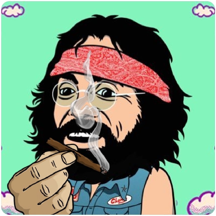Cheech And Chong Cartoon Drawing