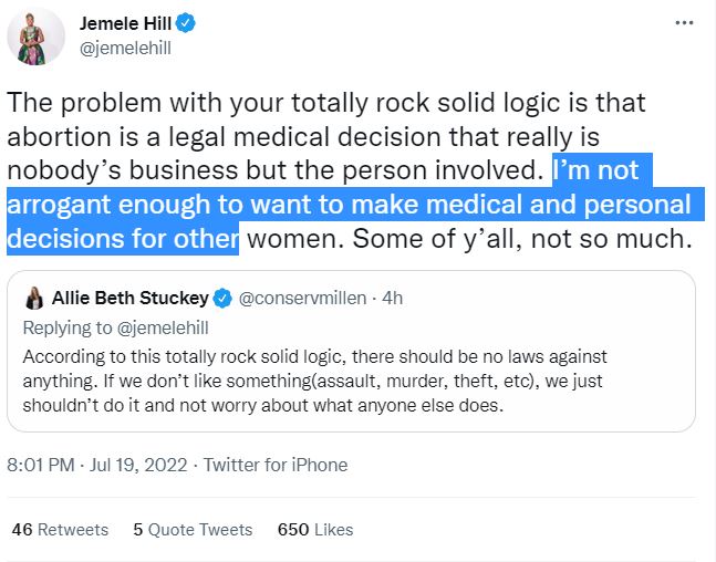 Jon Miltimore on Twitter: "@conservmillen Has Jemele Hill been featured on @DefiantLs yet? If ...