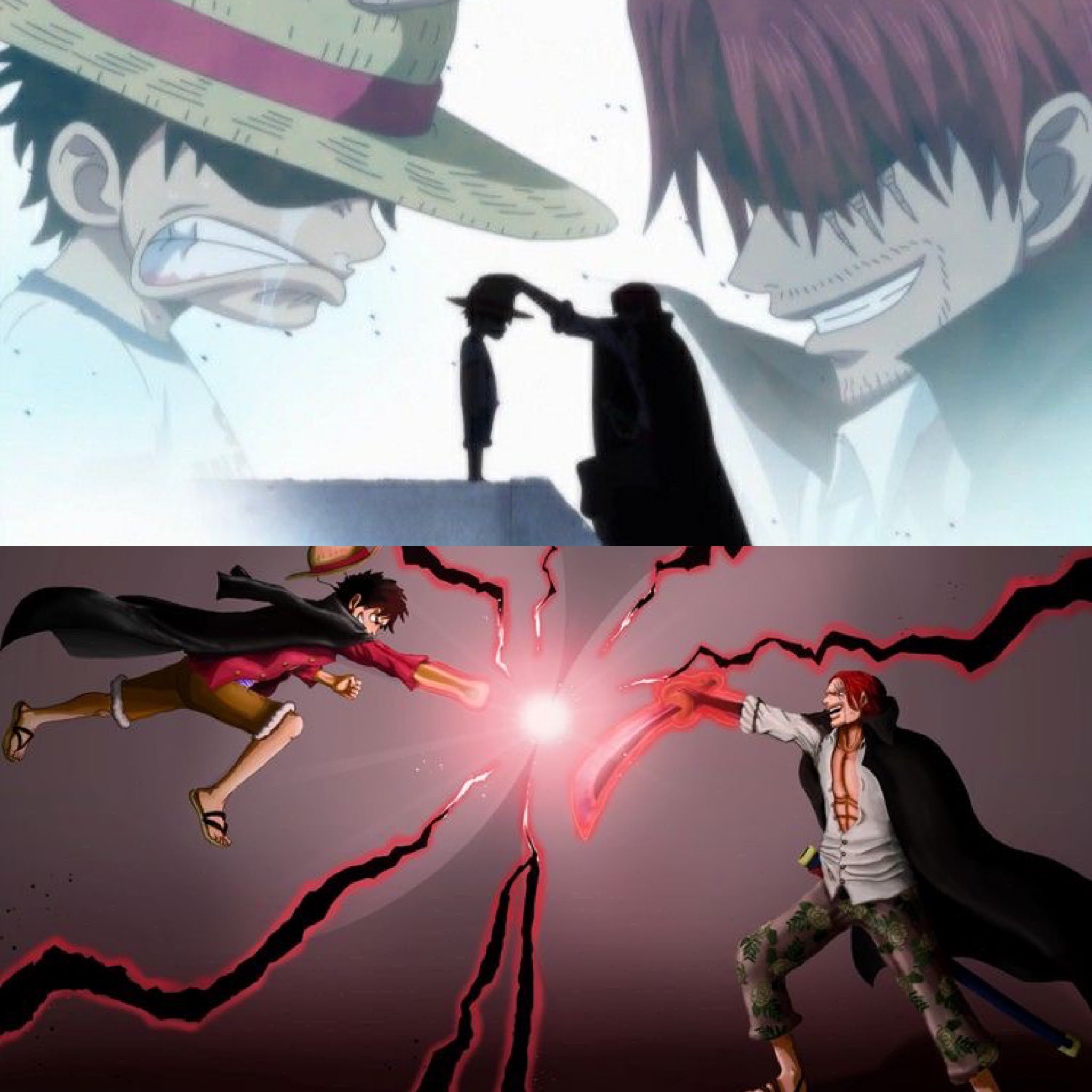 Luffy Vs Shanks