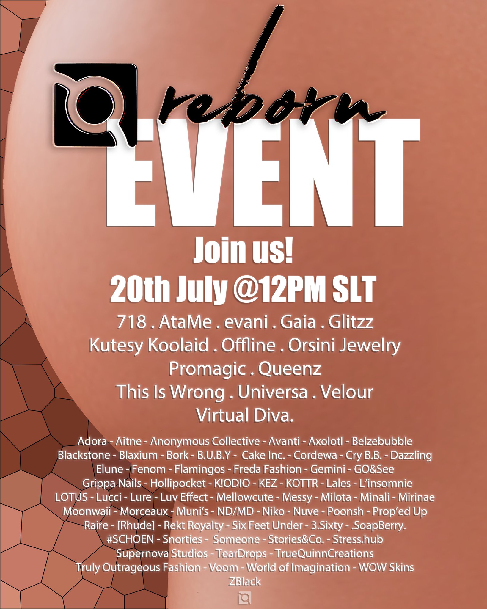 Ebody Reborn Official On Twitter Reborn Event 12pm Slt Join Us