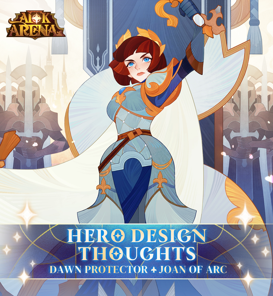 Afk Arena On Twitter Greetings Adventurers 🔥 Where Did You Learn About Joan Of Arc For The