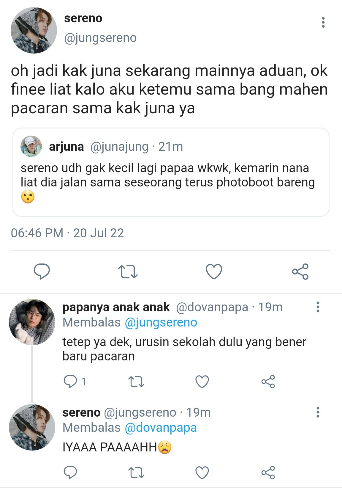 buna uchan🦌🐰🍑 on Twitter: "9. tetep gak boleh ya adek... https://t.co/Q1anQfvKno" / Twitter