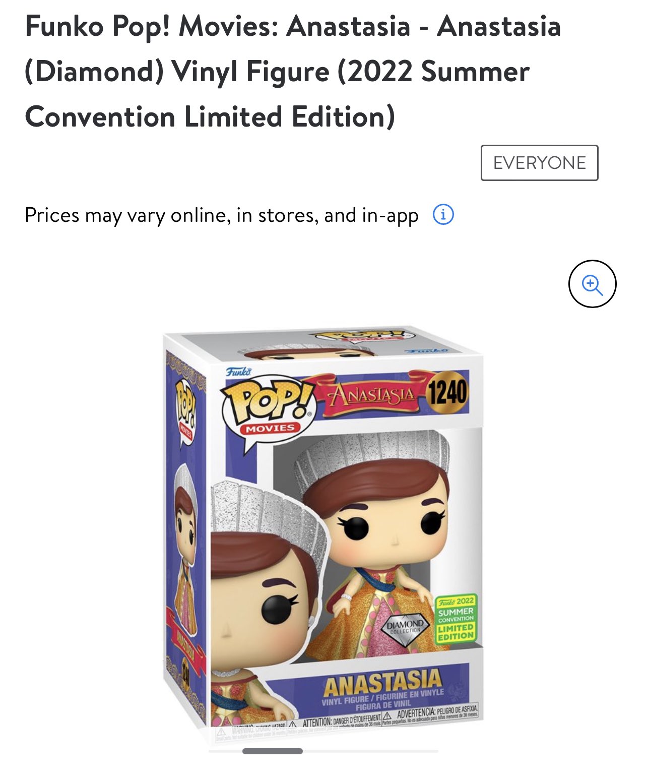 DisTrackers on Twitter: "SDCC exclusive Anastasia will be shared with Walmart! Here’s the early ...
