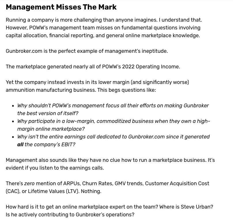 Why I Changed My Mind on $POWW An important part of any investor's ...