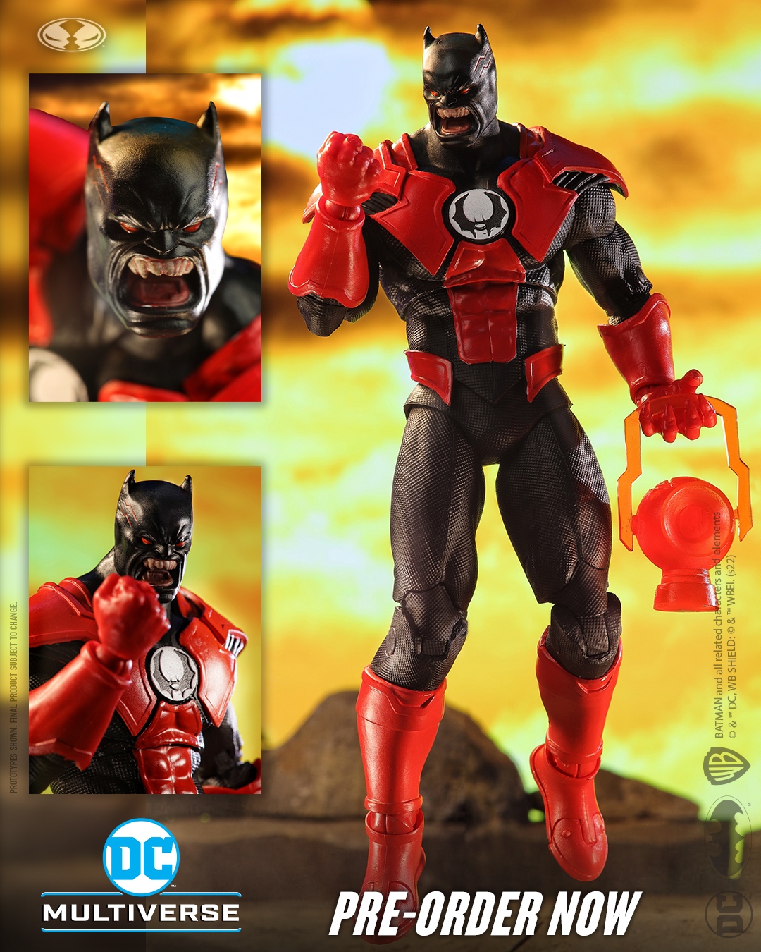 Red Lantern Atrocitus Action Figure
