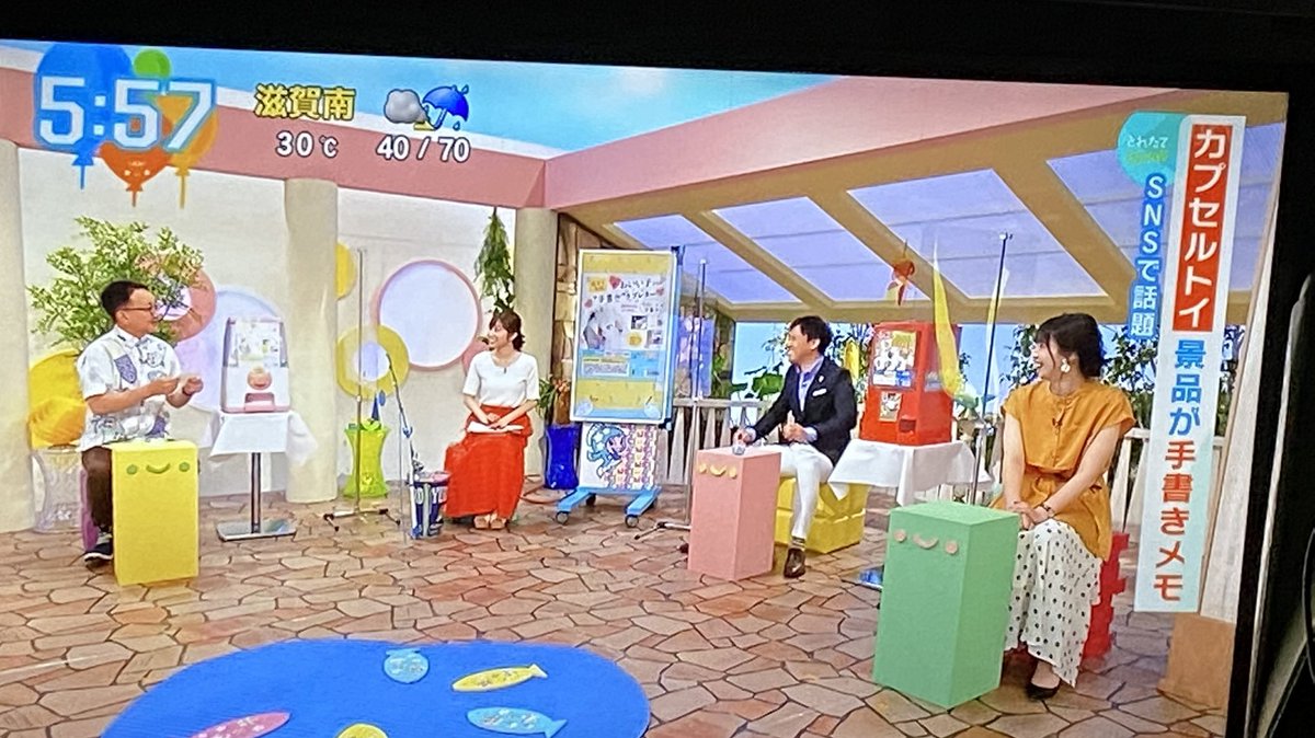 🍷日本 🍔ny 時々 España🇪🇸 On Twitter すまたん 『カプセルトイ』 景品が手書きメモ 笑 佐藤佳奈 アナのコーナー平和☺️👍🏻 森ちゃんがいるから さらに平和に