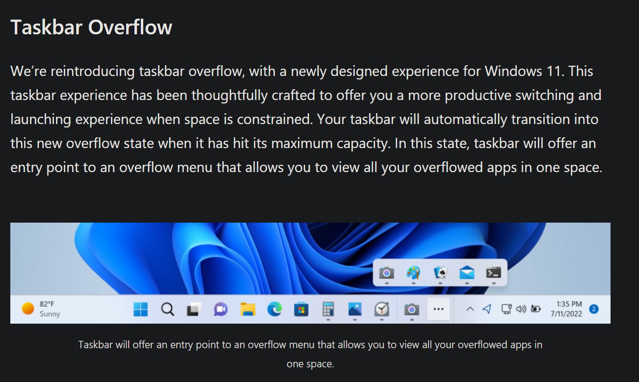 Xeno on Twitter: "Taskbar Overflow finally makes a return! https://t.co/SKV7Z2fteG" / Twitter