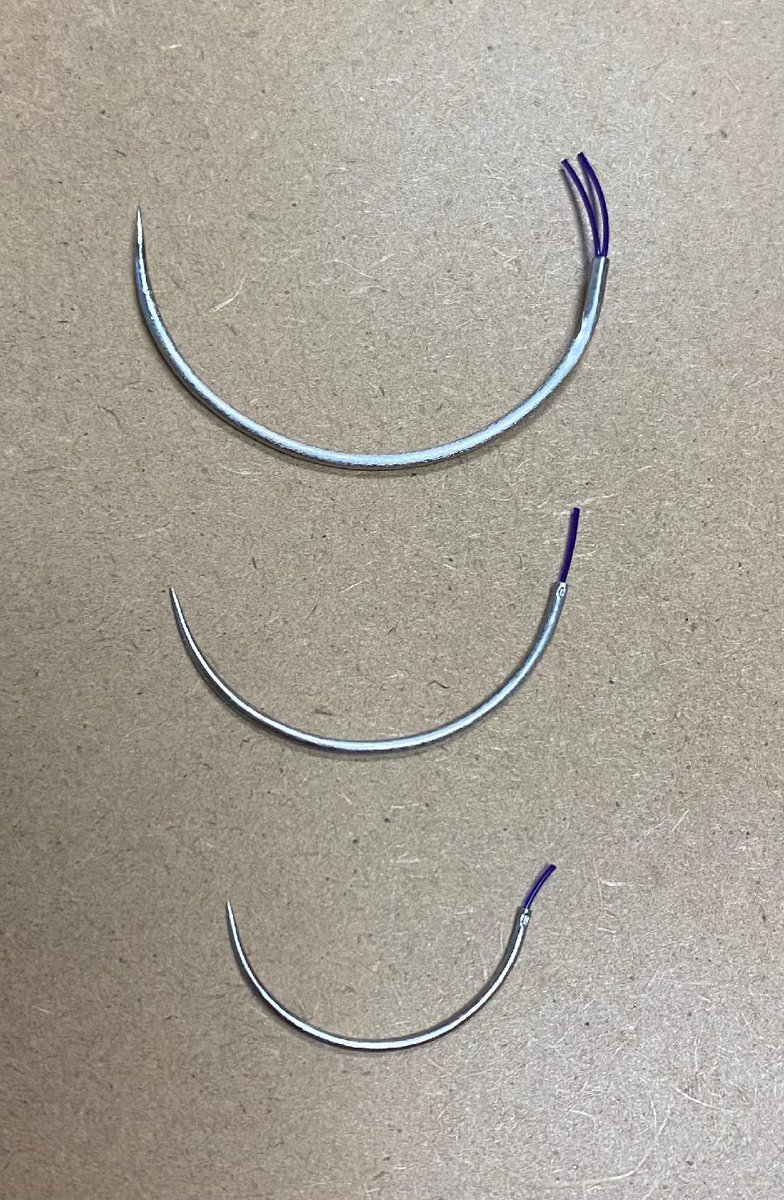 🧵of 🧵's. We've done chromic...now for one of the most versatile of all sutures...polydioxanone ...