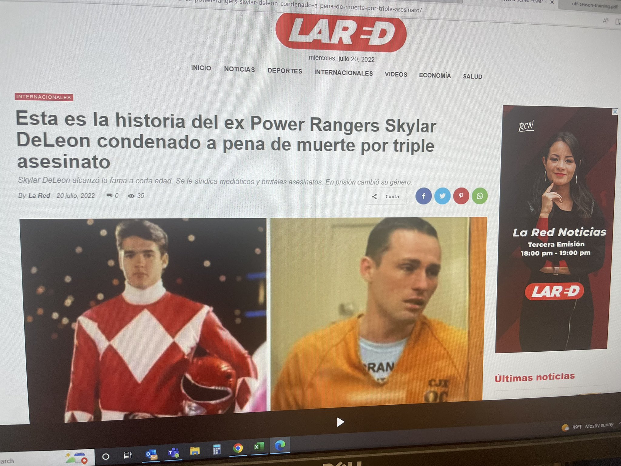 Skylar Deleon Red Ranger