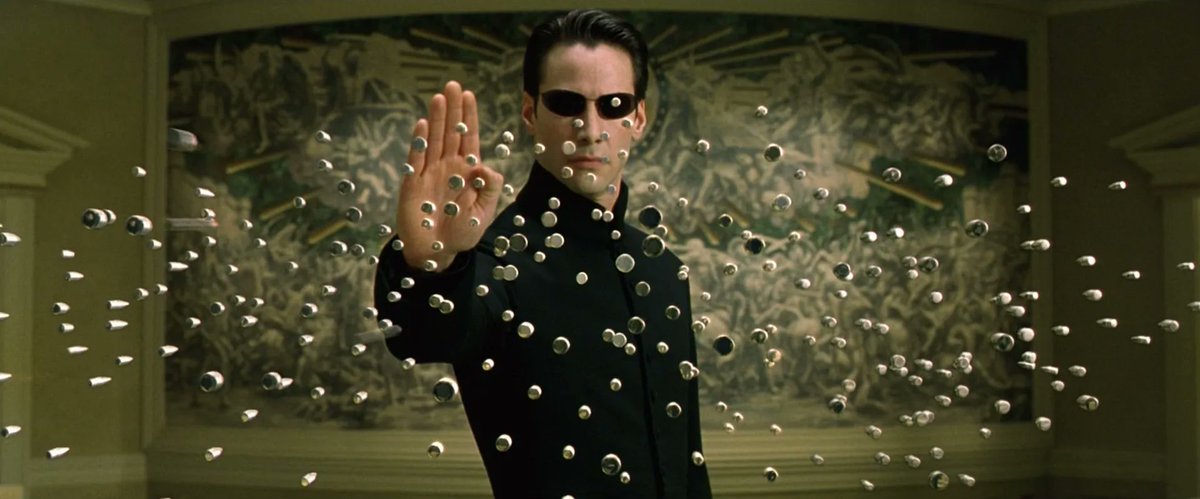 THE MATRIX RELOADED (2003) Cinematography by Bill Pope Directed by The ...