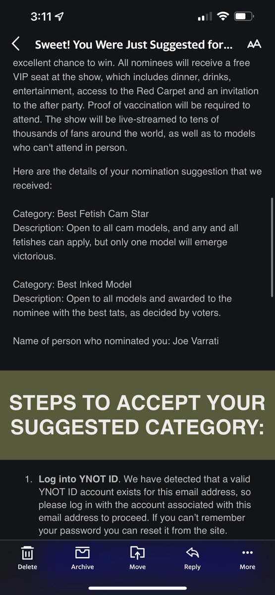 Mistress Dolly On Twitter Yay I Was Nominated For Ynot Cam Awards