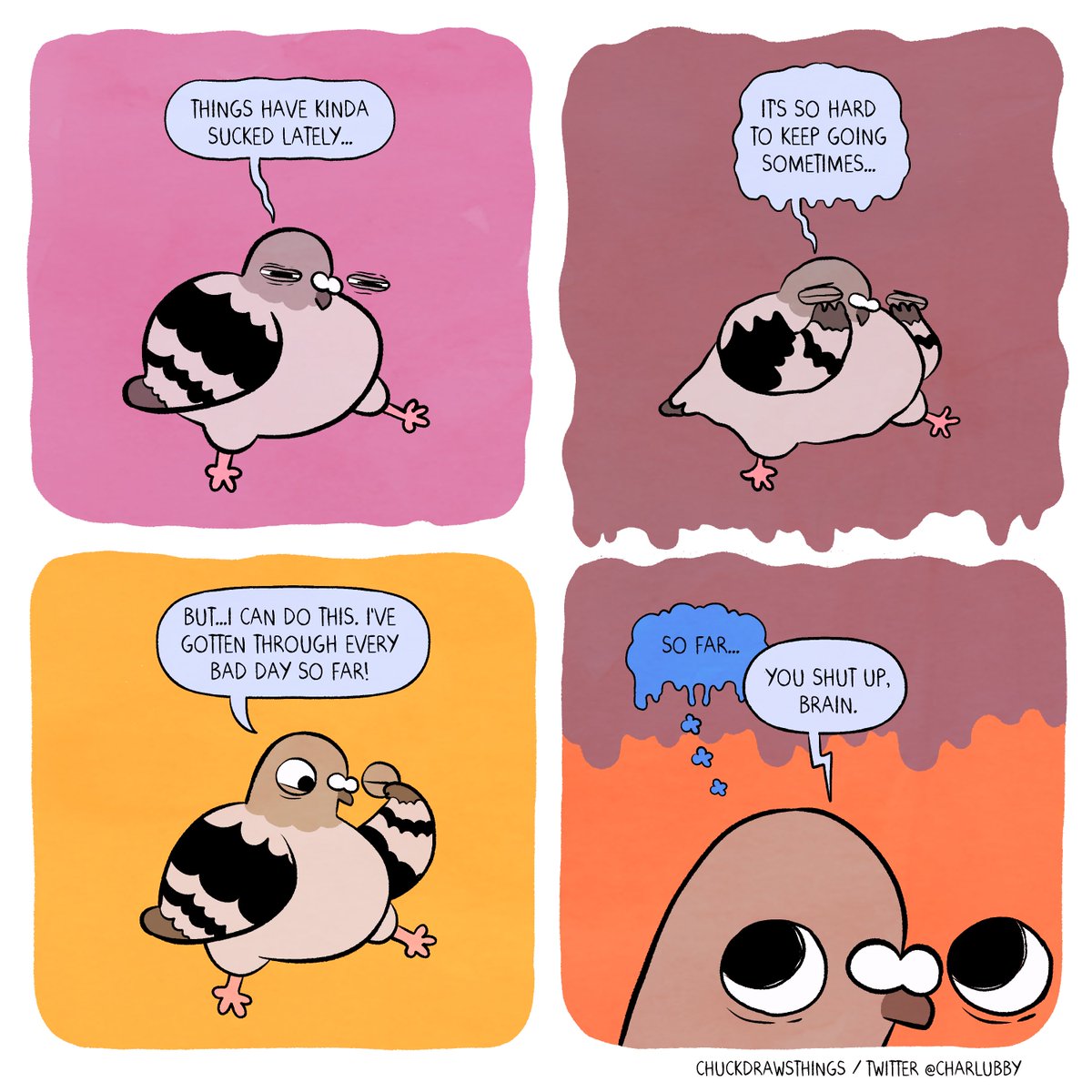 「you cut that out 」chuck 💐🐦の漫画