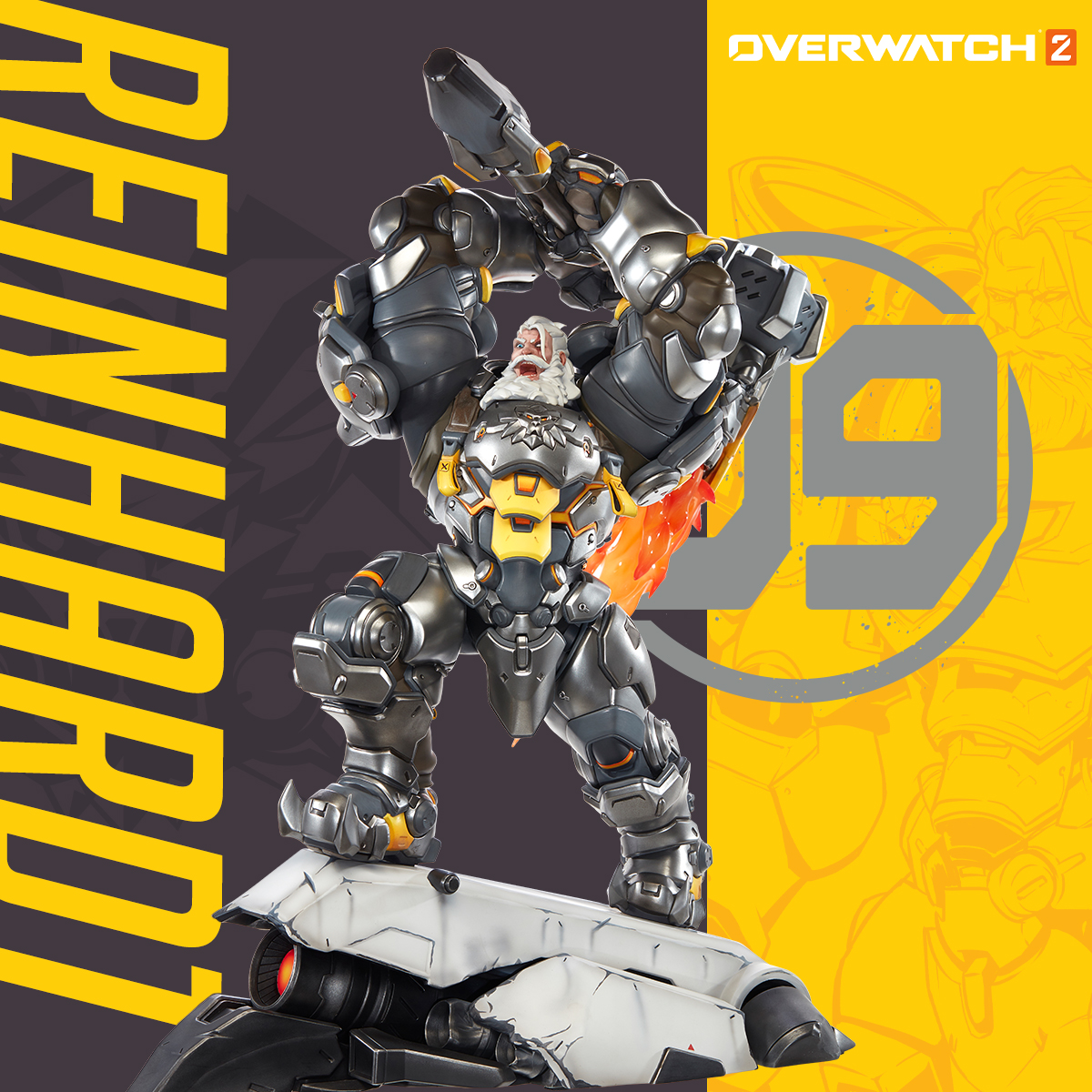 Overwatch2ニュース@おばにゅー on Twitter: "#オーバーウォッチ2 仕様 ラインハルトのプレミアムフィギュアが海外サイトで予約開始⚡ 〈詳細〉 サイズ: 65cm× ...