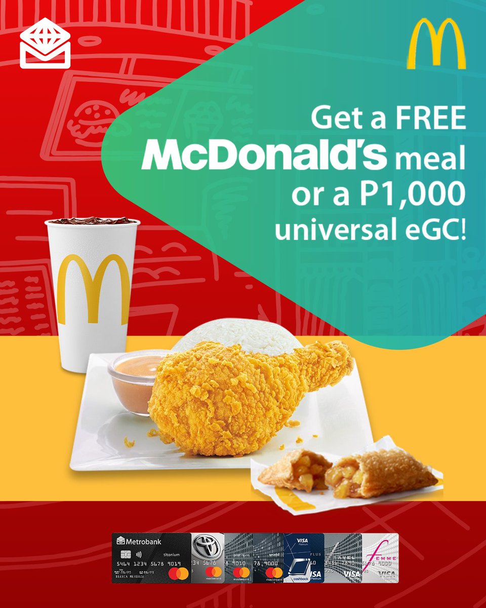 Mcdo Philippines On Twitter Mcdonalds X Metrobanks My Swipe My