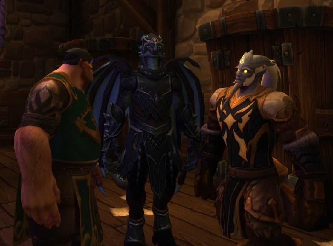 So Dracthyr are pretty tall, kinda gives me hope of seeing Ogres and ...