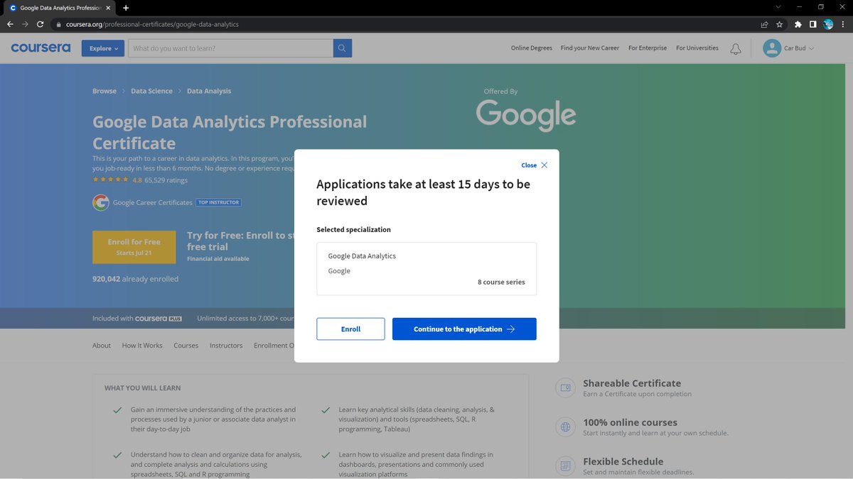 The Google Data Analytics Professional Certificate is a must have for ...