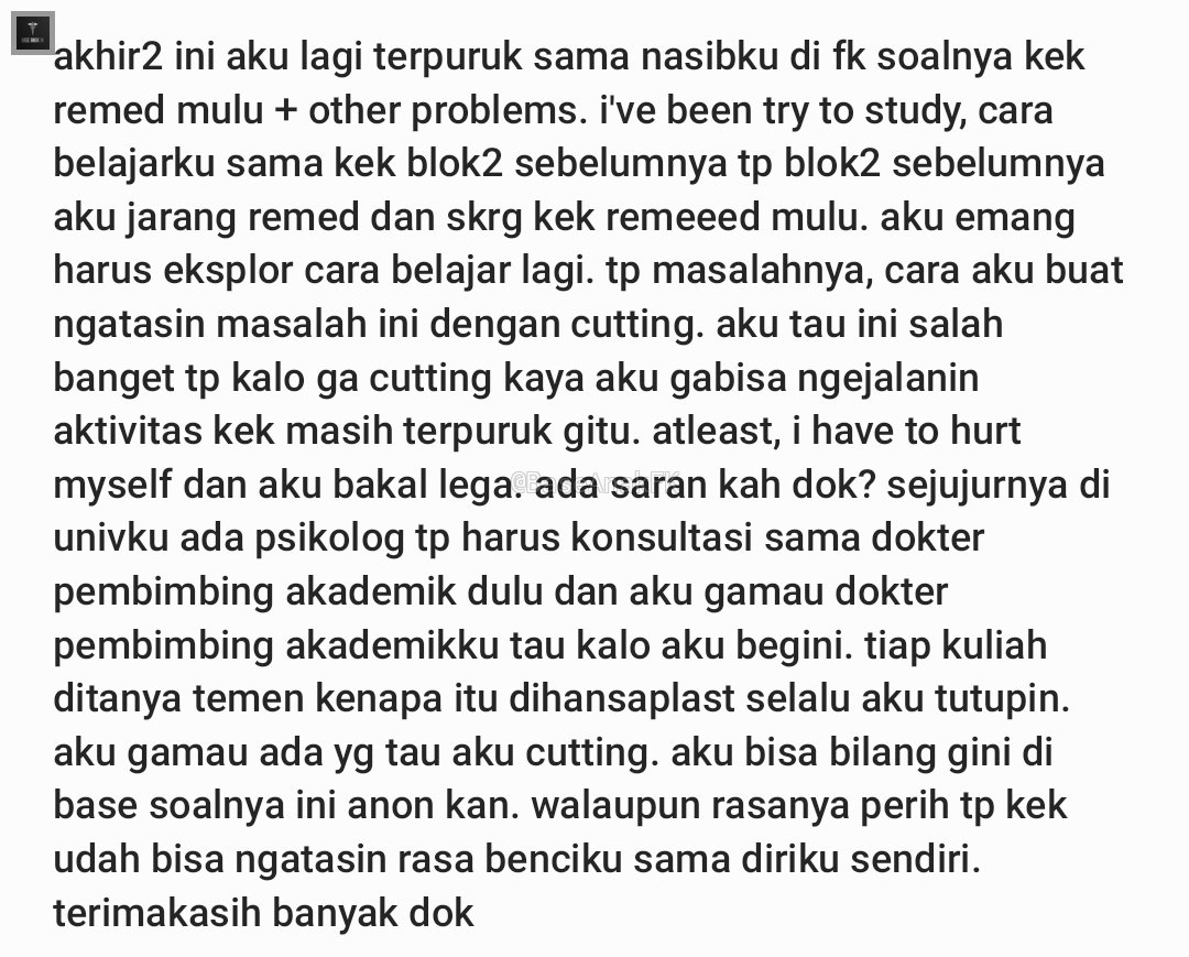 ⚕️Base Anak FK | Open DM📩 on Twitter: "dok tw / cutting , c word jangan ...