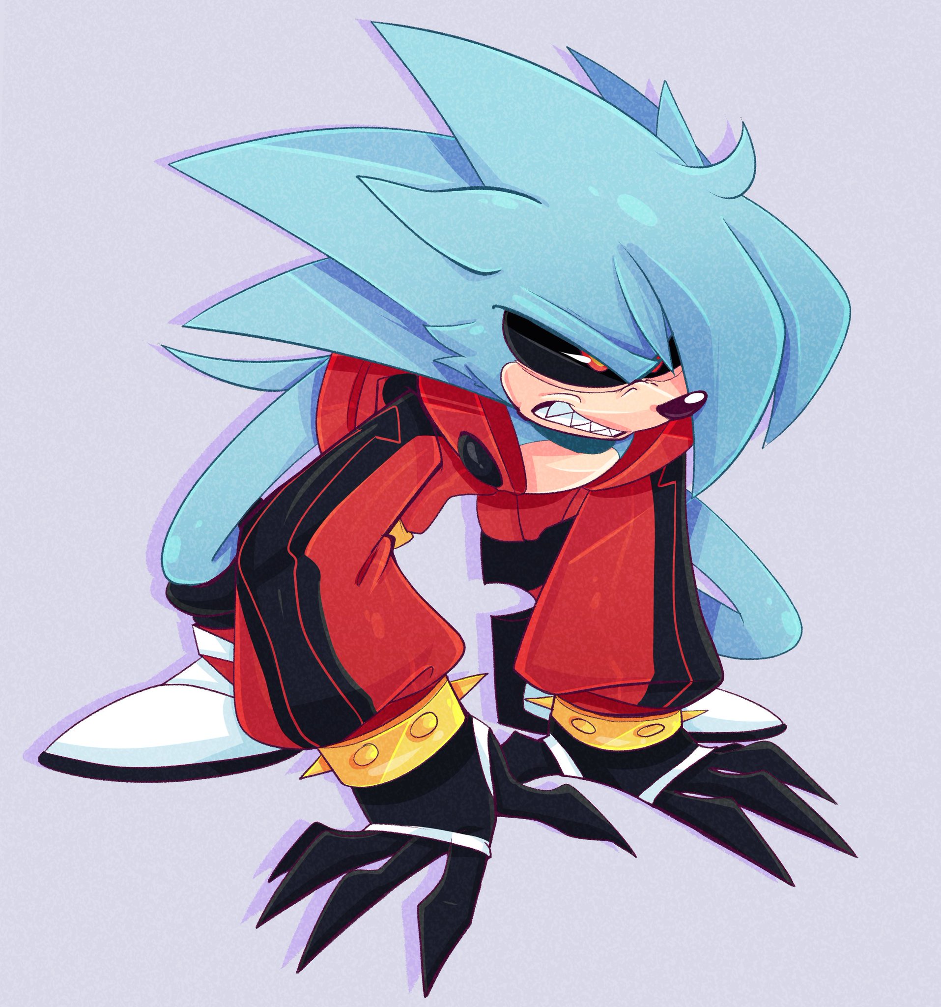FoxieSkullz Artz (COMMS OPEN!) on Twitter: "Art for @WikiKittyia of her Au Sonic, Nikolai https ...