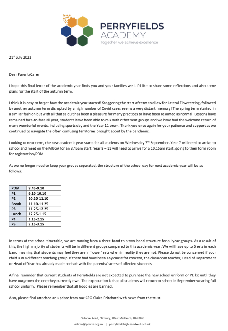 Home - Perryfields Academy