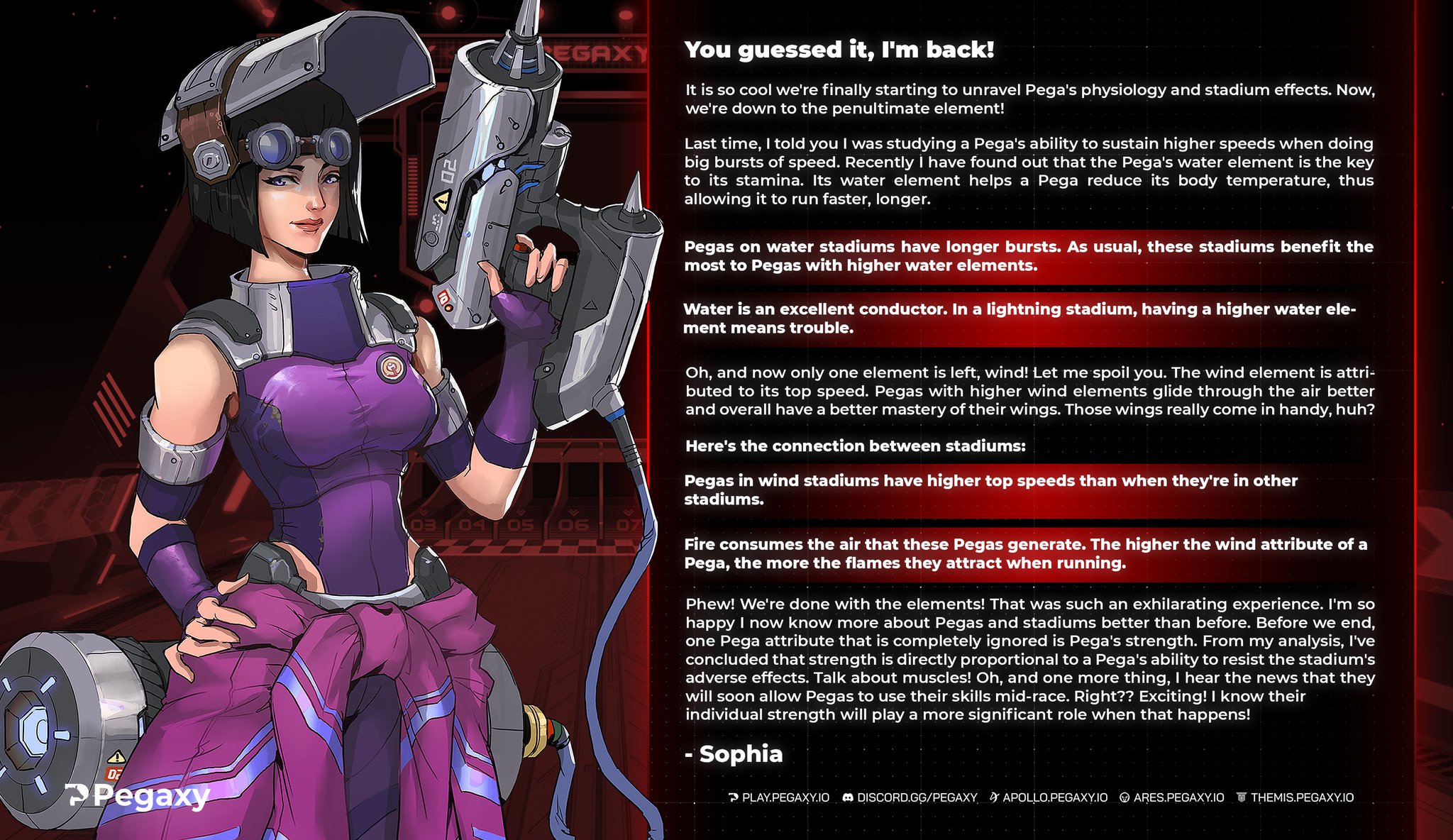 Pegaxy on Twitter: "Is this the last time we're gonna hear from Sophia? 🤔 She wrote about two ...