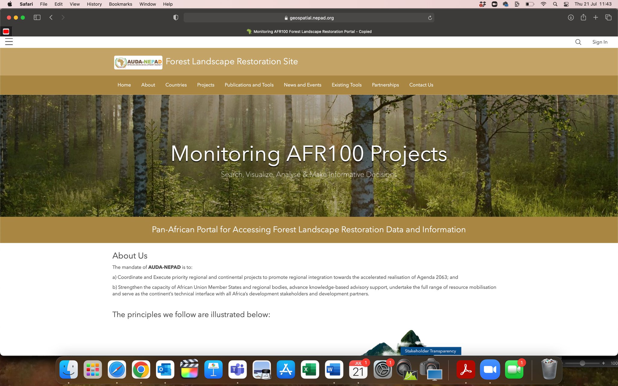 AFR100 Initiative on Twitter: "Launch at the APM 6 in Malawi, our Monitoring Virtual Platform is ...
