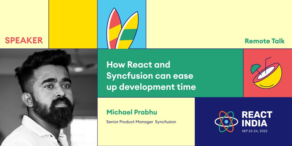 React India 🇮🇳 🗓 Sept 22nd 24th On Twitter Join Michael Prabhu Senior Product Manager At