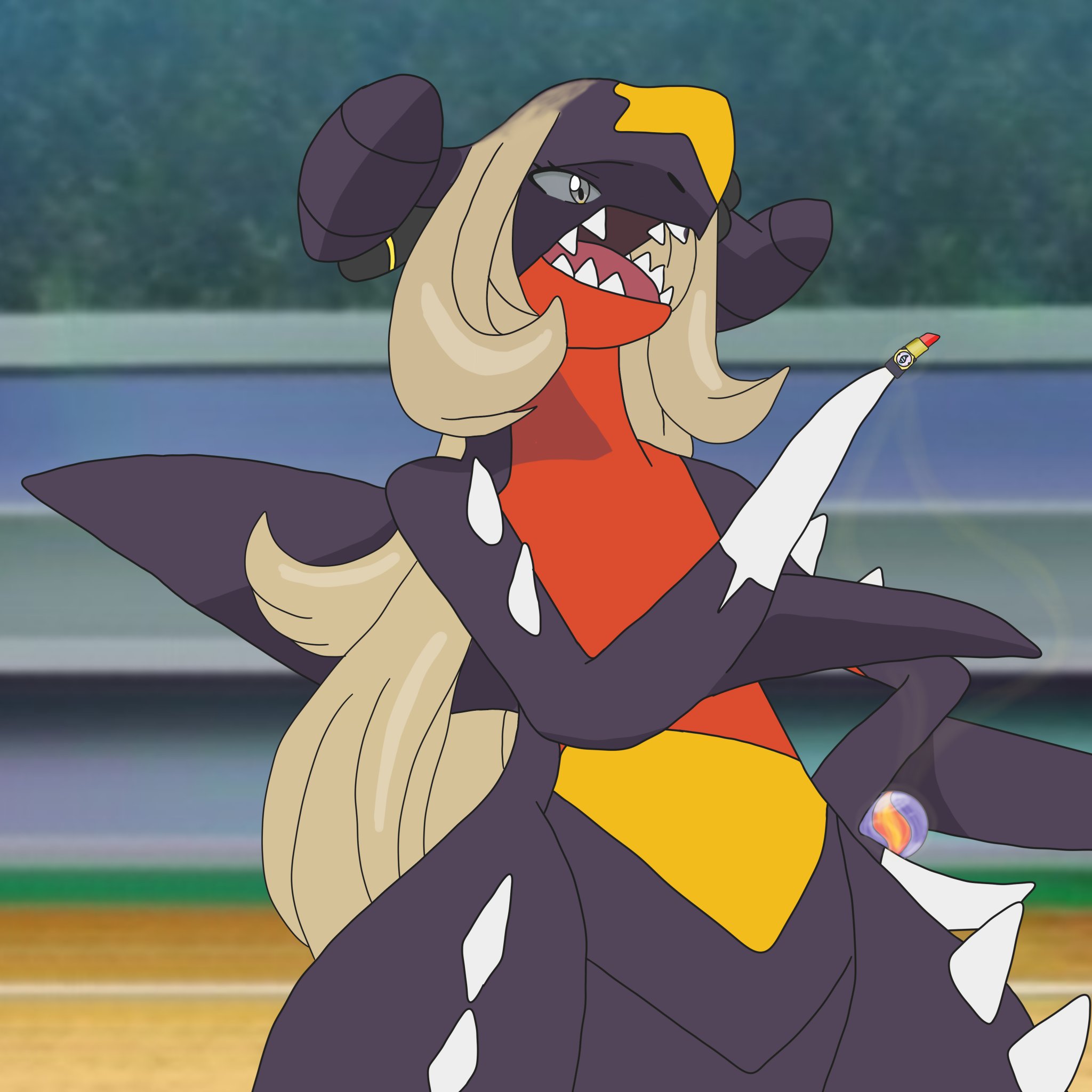Cynthia And Garchomp
