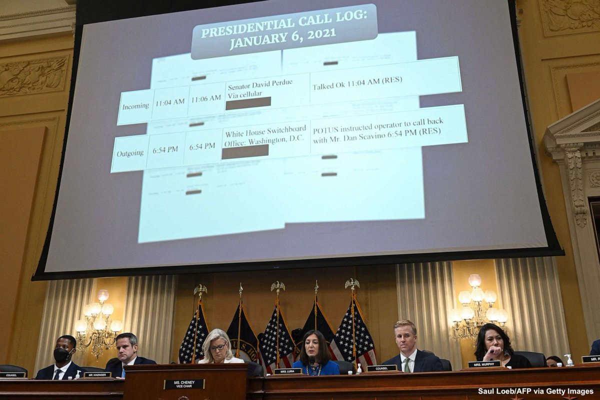 LATEST: White House logs show former Pres. Trump "did not call to issue ...